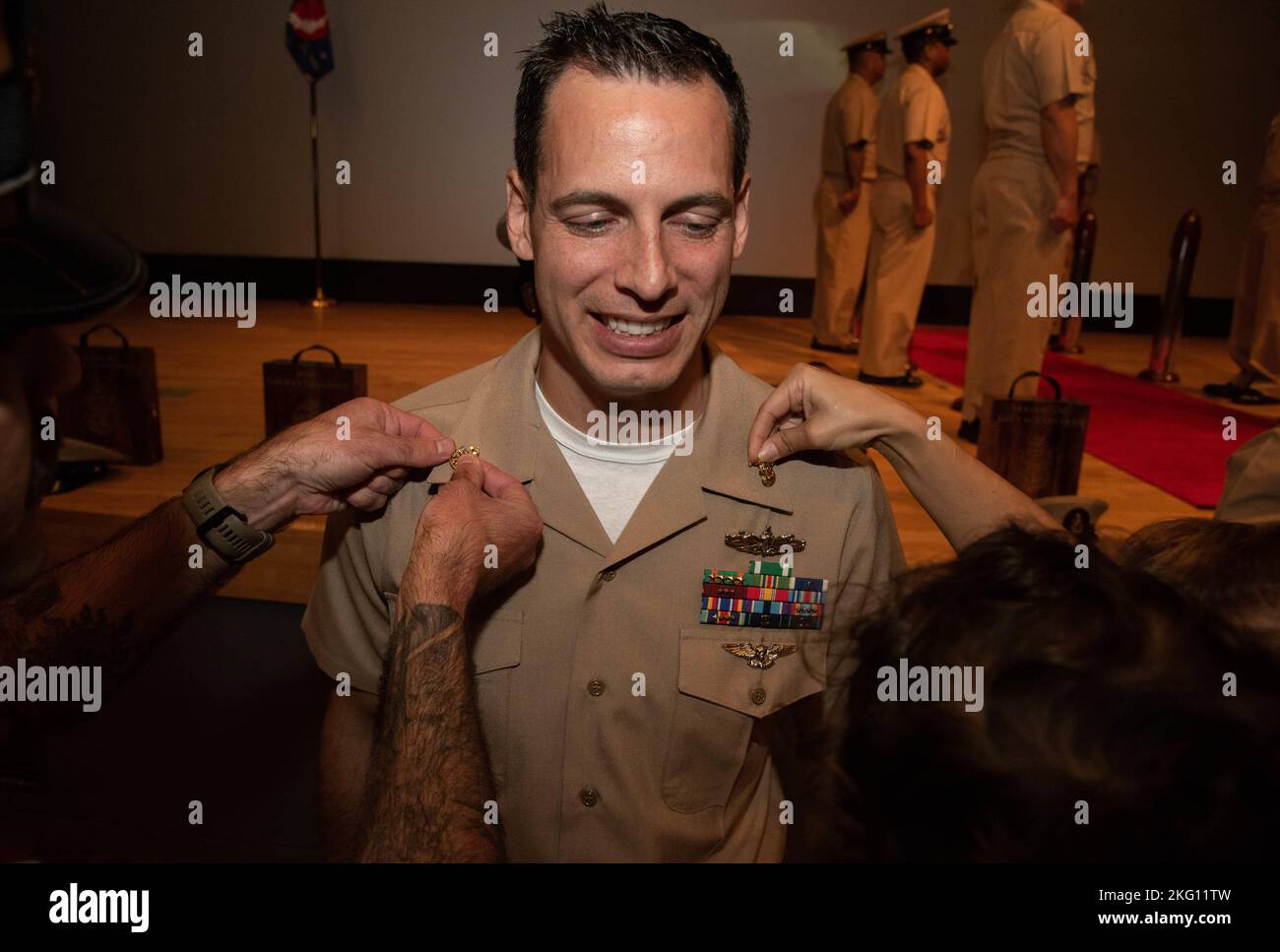 YOKOSUKA, Japan (Oct. 21, 2022) — Chief Master-at-Arms Michael Ott is ...