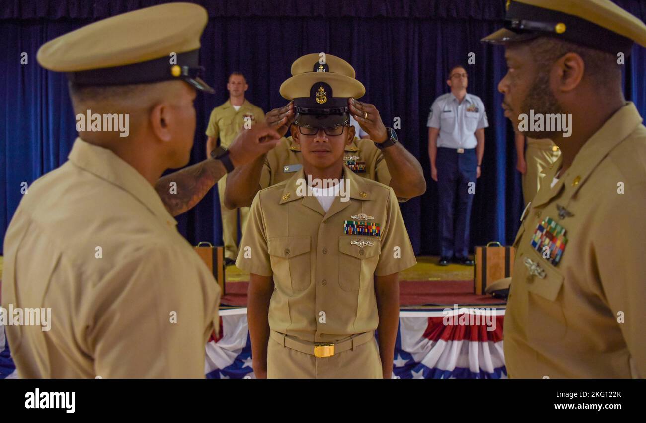 221021-N-EJ241-1058 DIEGO GARCIA, British Indian Ocean Territory (Oct. 21, 2022) – Chief ...