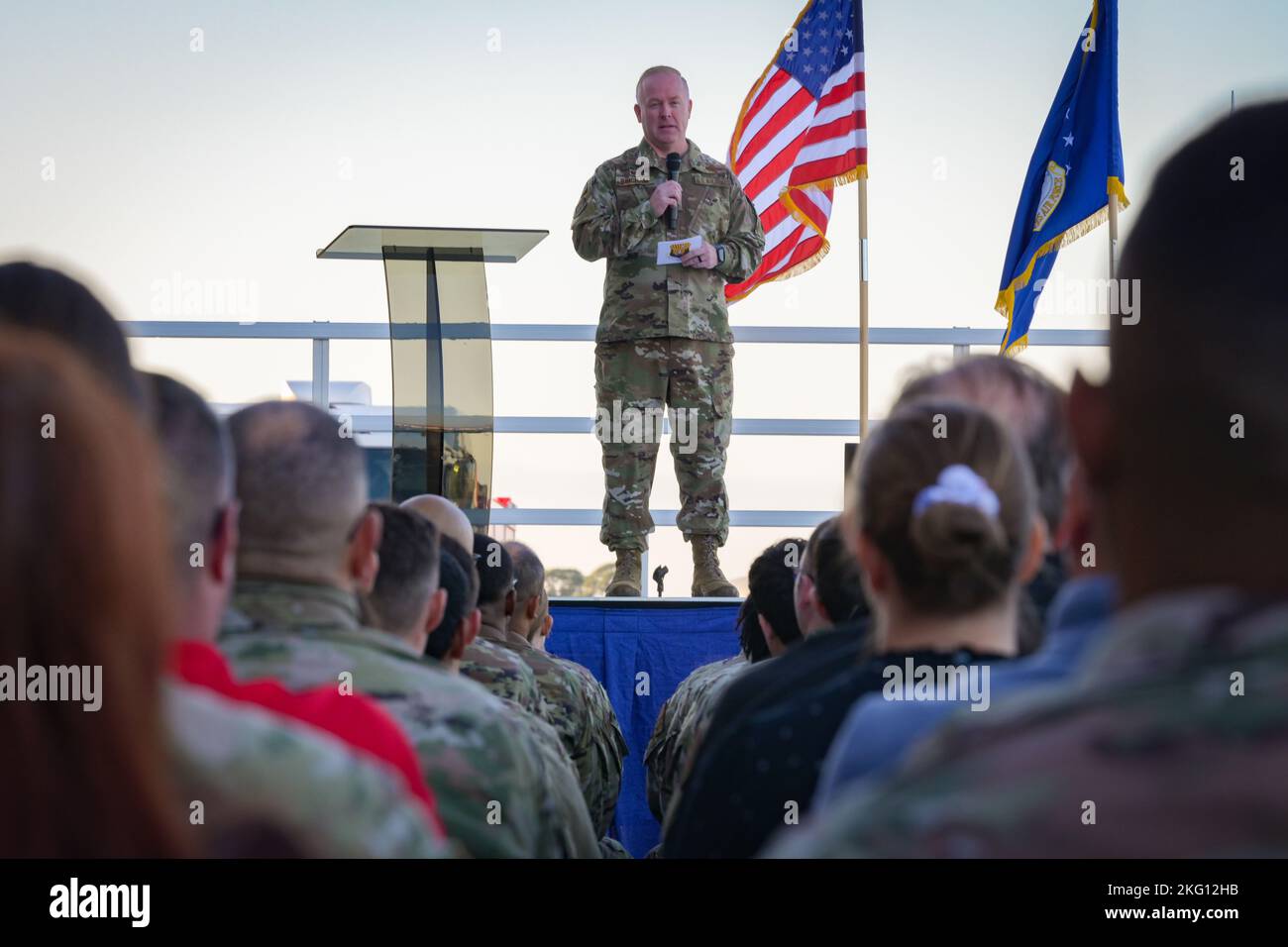 U.S. Air Force Col. Adam Bingham, 6th Air Refueling Wing commander ...