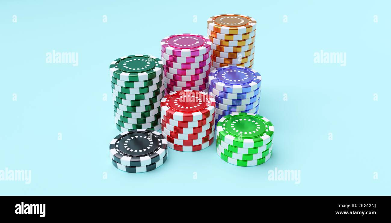 Pink 3d chip set hi-res stock photography and images - Alamy