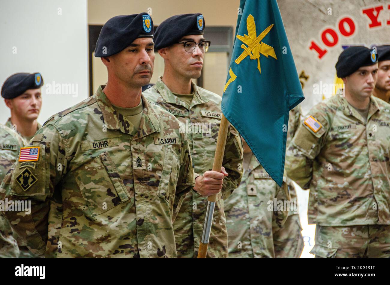 The 7th Mobile Public Affairs Detachment, III Armored Corps, holds a ...