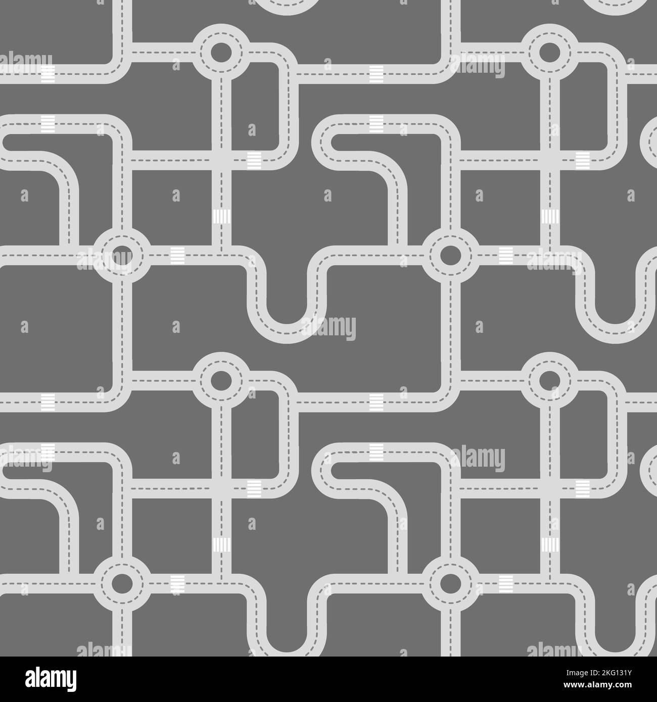 Map road seamless pattern. Vector illustration of children's mat for ...