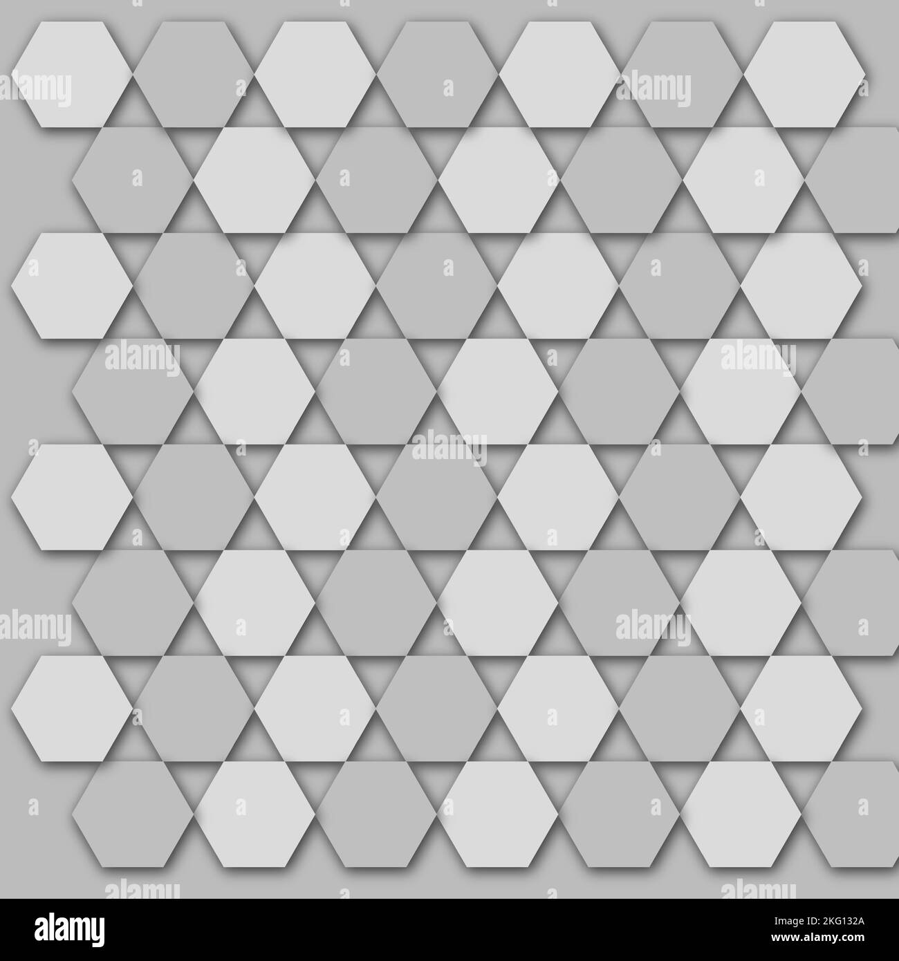 3D Hexagon Pattern Stock Vector Image & Art - Alamy