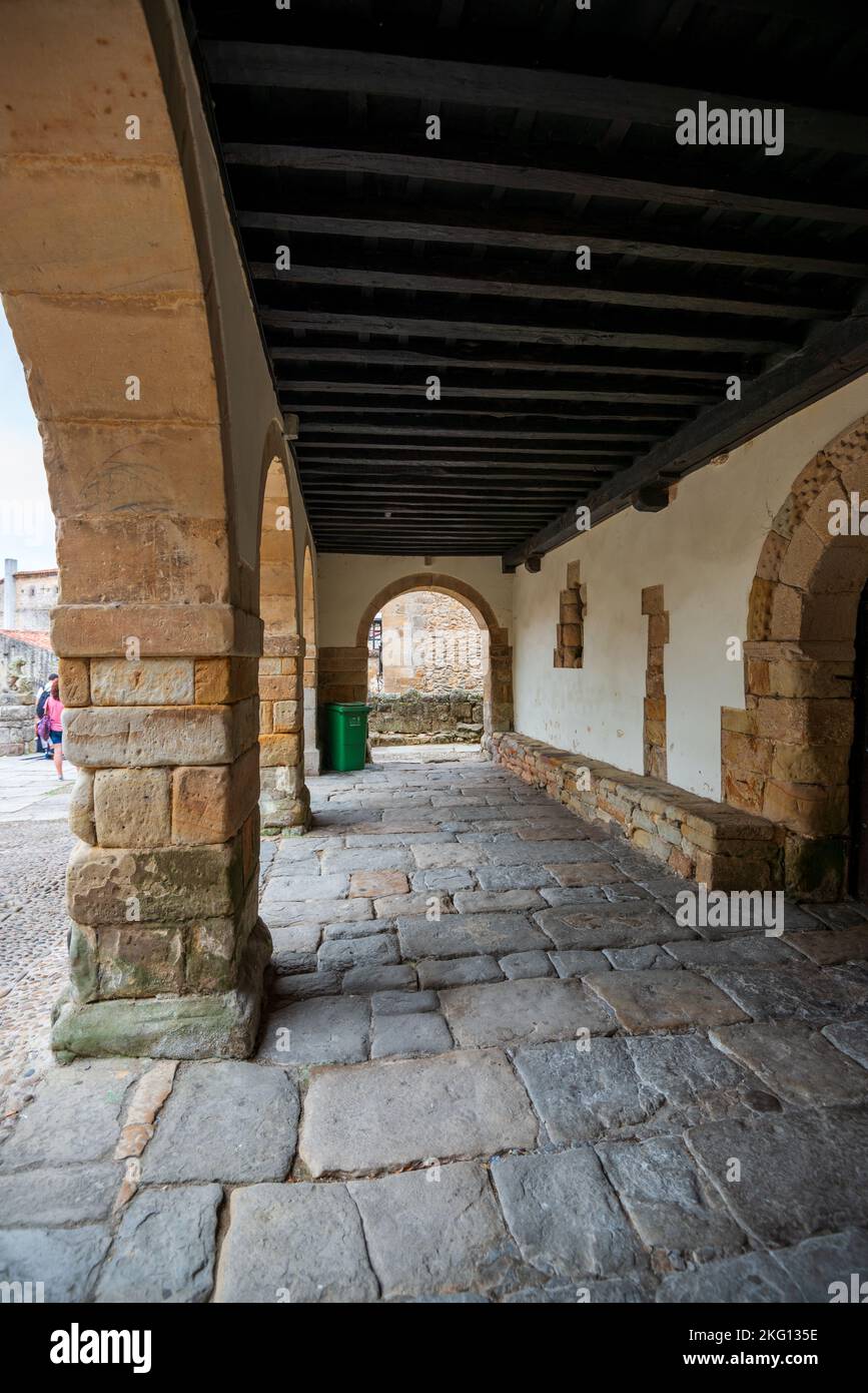 View through a covered path Stock Photo - Alamy