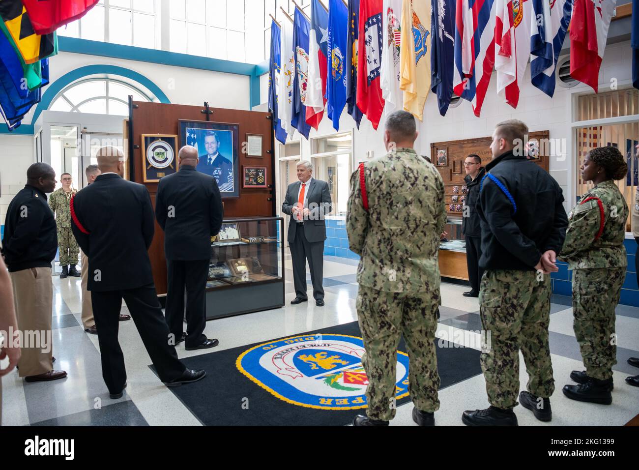 The 8th Master Chief Petty Officer of the Navy, John Hagan, visits ...