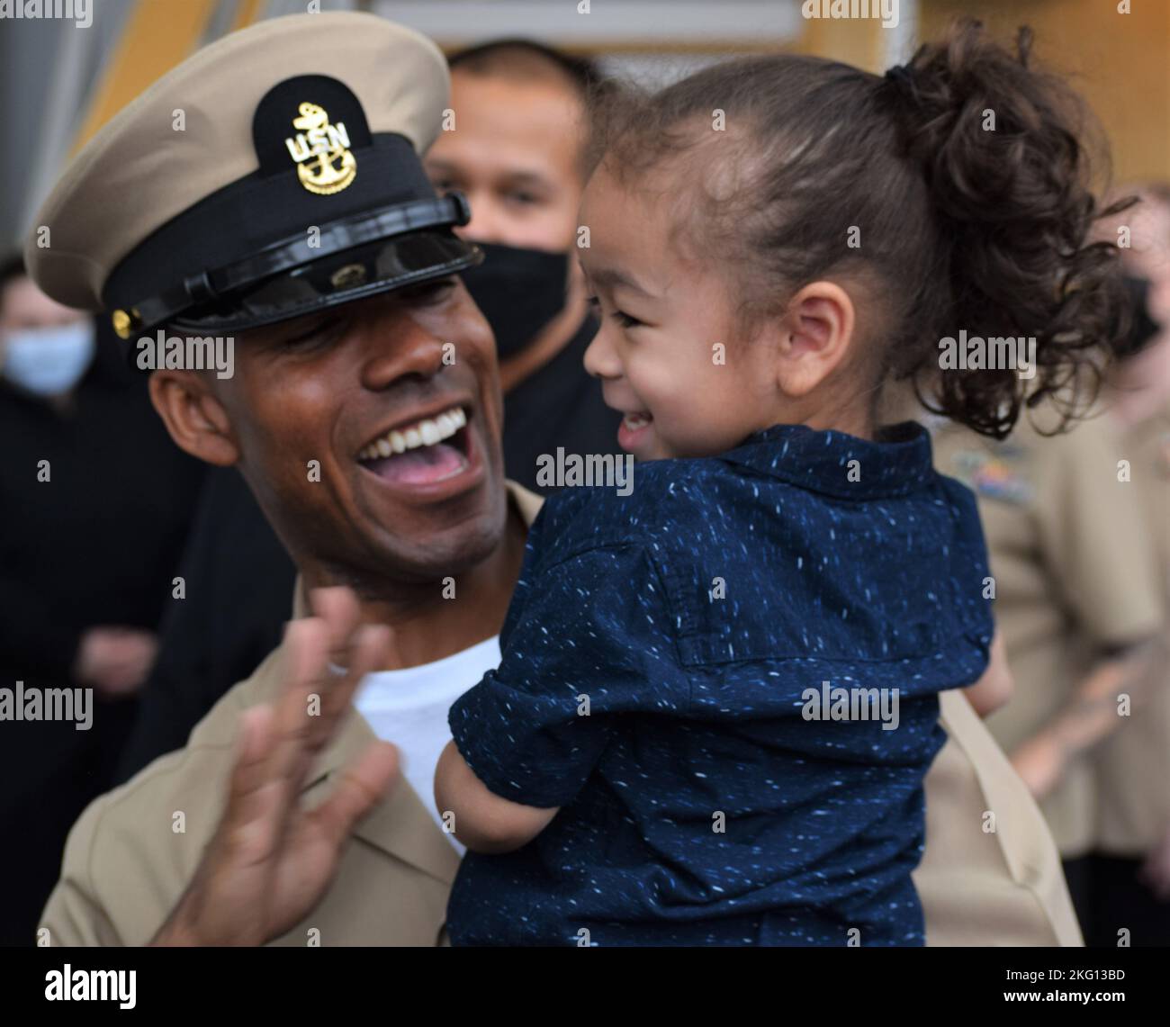 Shared smiles all around...Chief Hospital Corpsman Ferrell Jenkins has ...