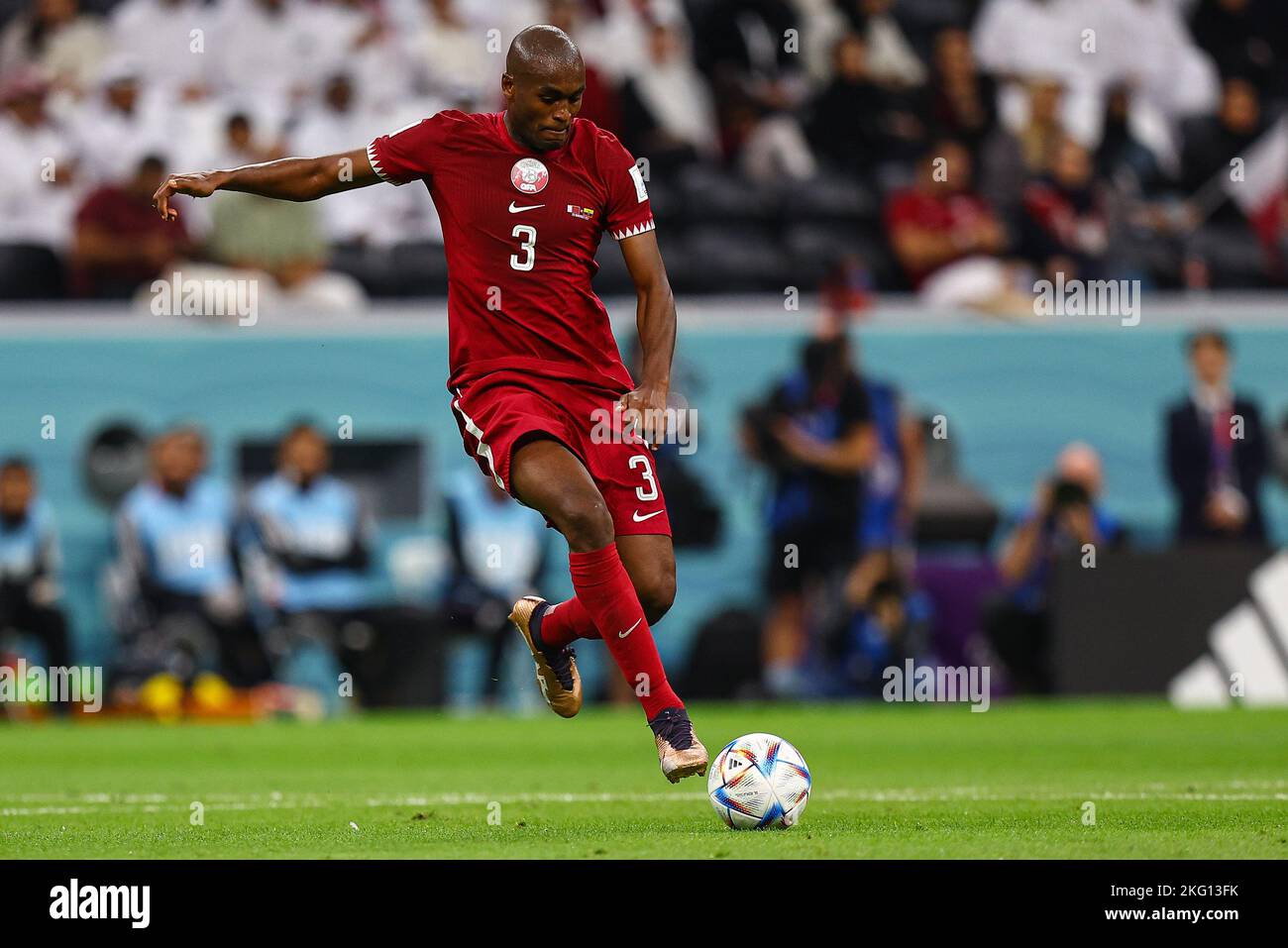 Abdullah Madu during the FIFA World Cup Qatar 2022 Group A match ...