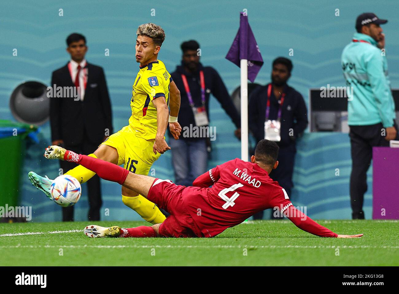 Sarmiento Jeremy during the FIFA World Cup Qatar 2022 Group A match ...