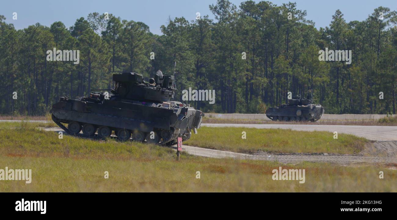 A modernized M2A4 Bradley Fighting Vehicle assigned to the "Spartan ...