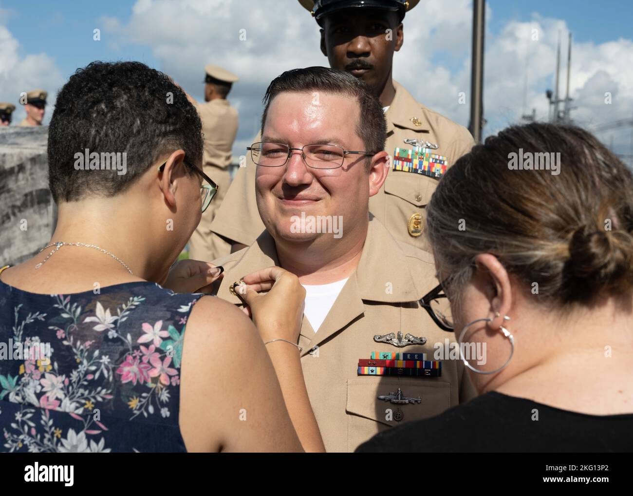 221021-N-LN285-1324 JOINT BASE PEARL HARBOR-HICKAM (October 21, 2022) -- Twenty-eight new chief ...