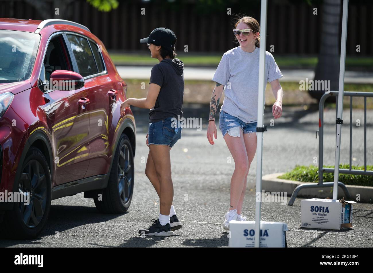 Airman 1st Class Jocelyn Diaz and Tech. Sgt. Jessica Villegas, 613th ...