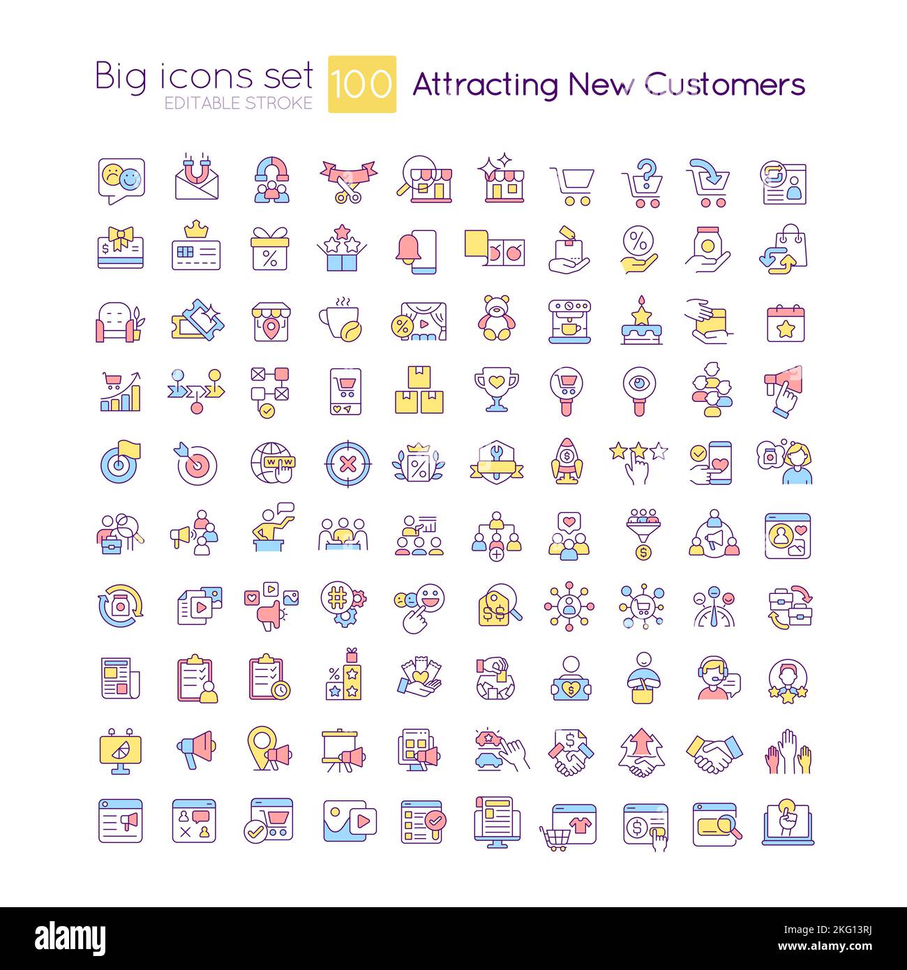 Attracting new customers rgb hi-res stock photography and images - Alamy