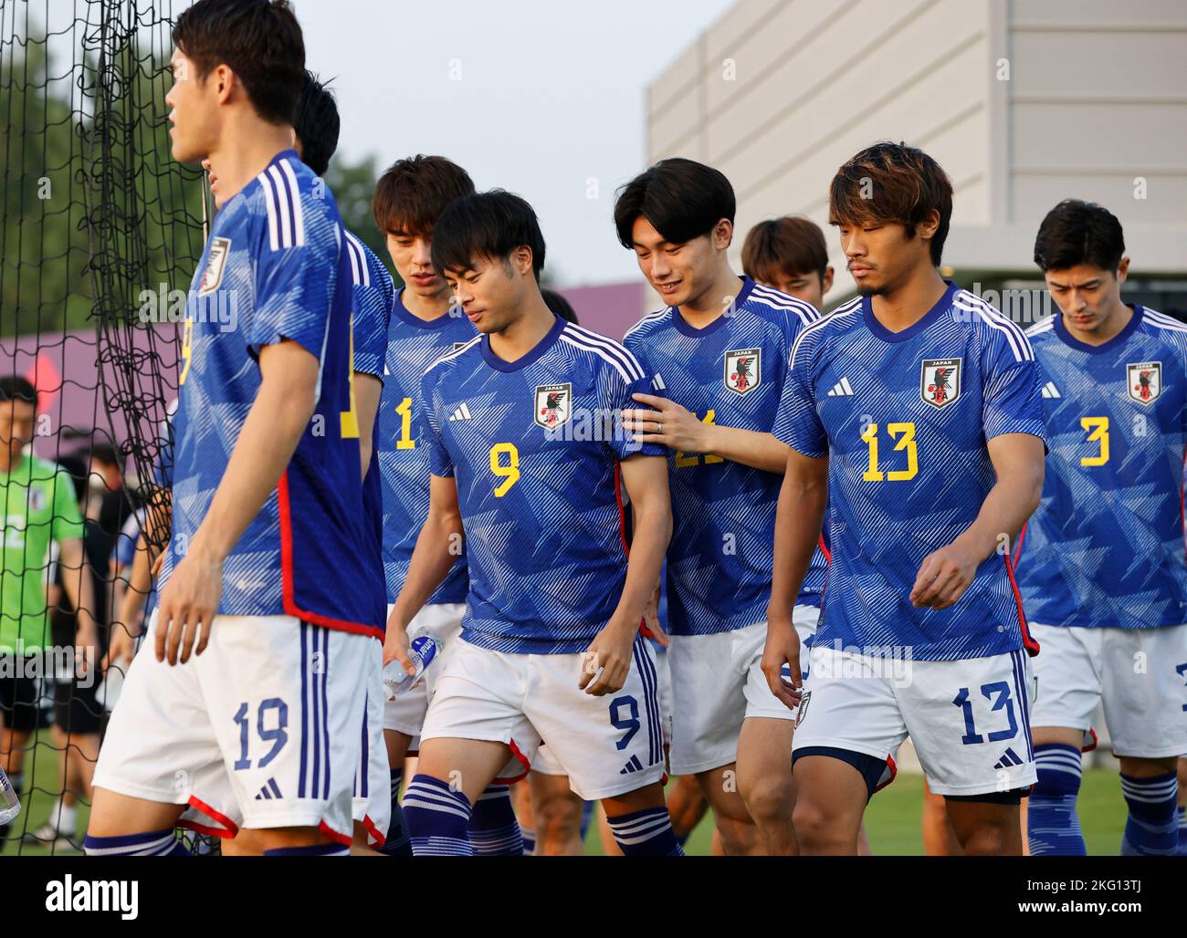 Doha, Qatar. 19th Nov, 2022. Japan team group, Hidemasa Morita, Ayase ...