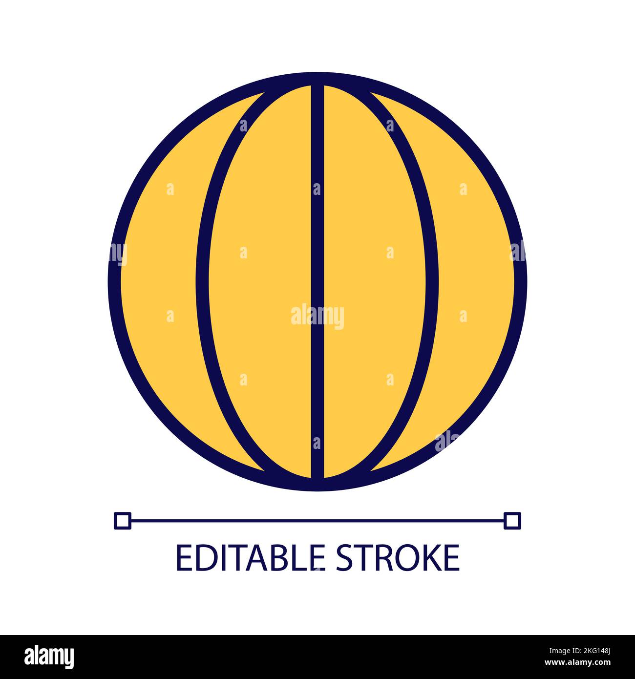 Longitude pixel perfect RGB color icon Stock Vector Image & Art - Alamy