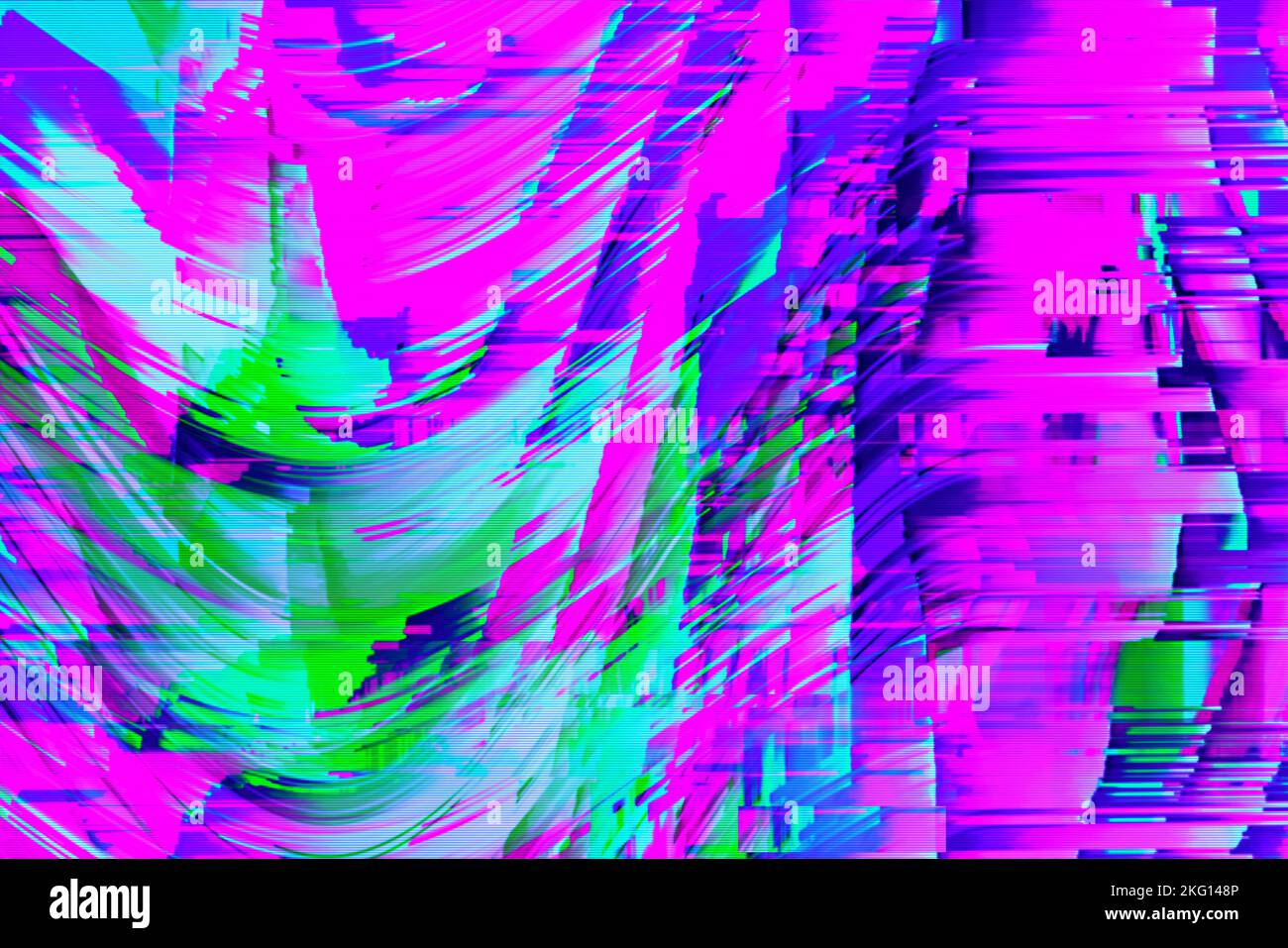Motion Glitch Multicolored Distorted textured psychedelic zebra ...