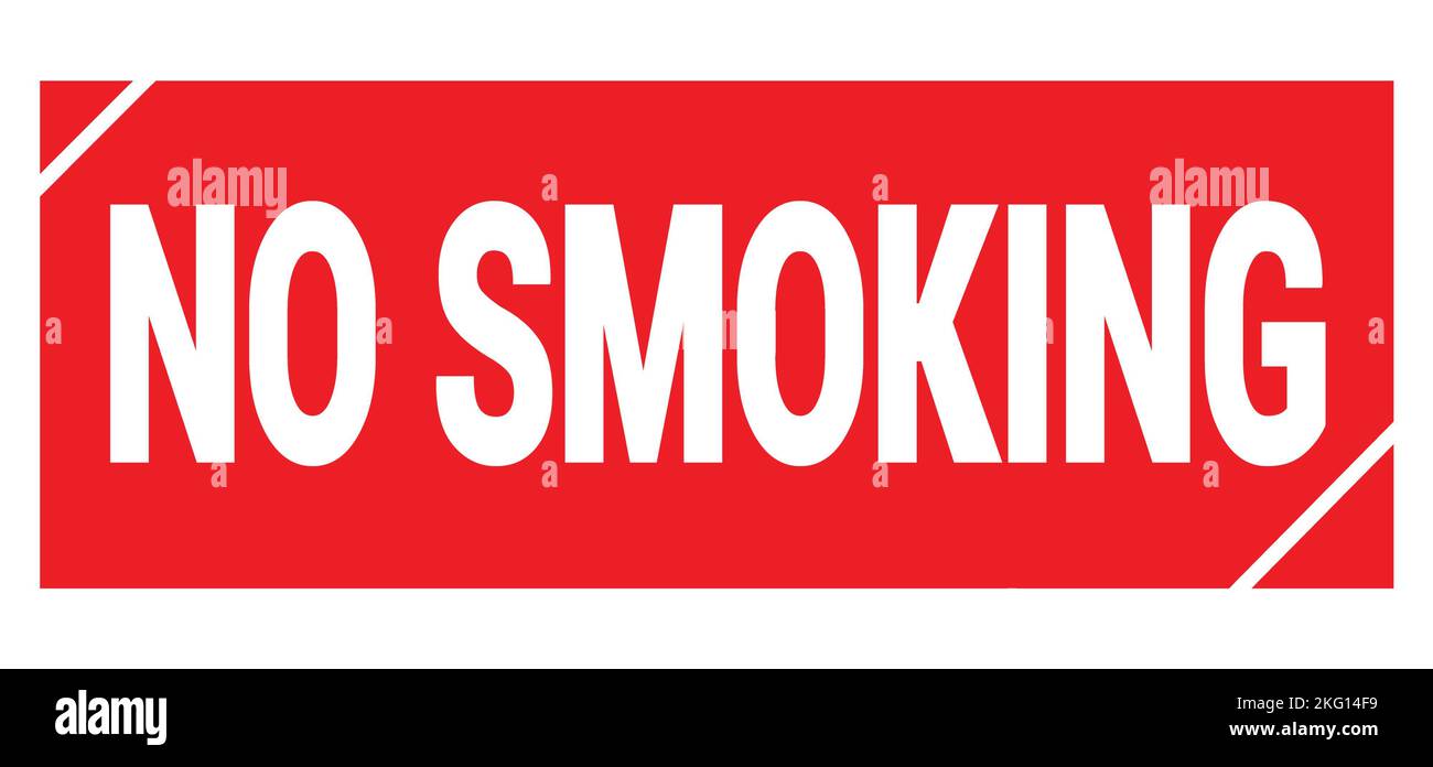 NO SMOKING text written on red grungy stamp sign Stock Photo - Alamy