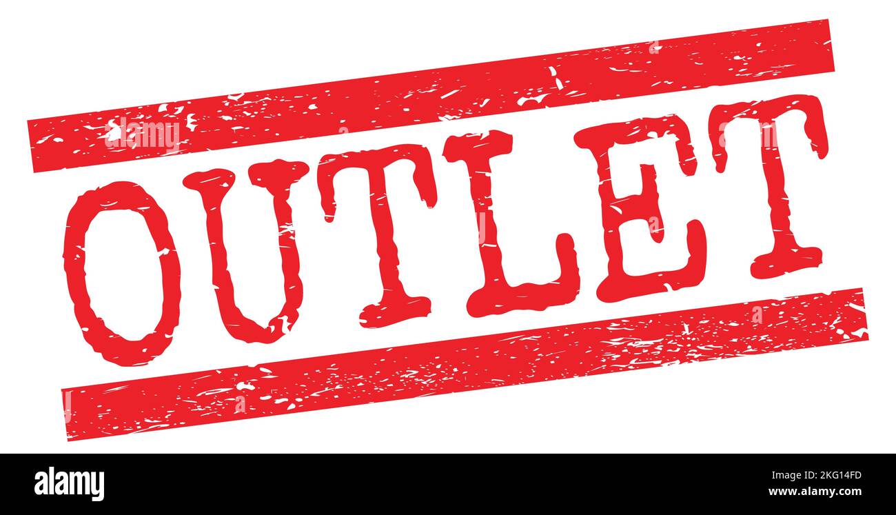 Outlet stamp Cut Out Stock Images & Pictures - Alamy