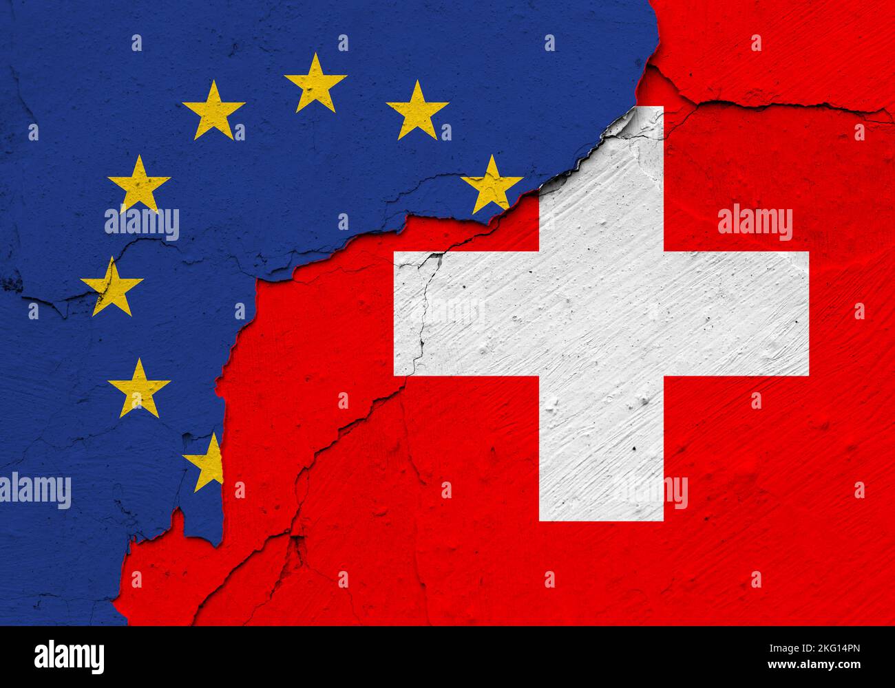 EU and Switzerland flags. International relations Stock Photo - Alamy EU and Switzerland flags. International relations Stock Photo - Alamy