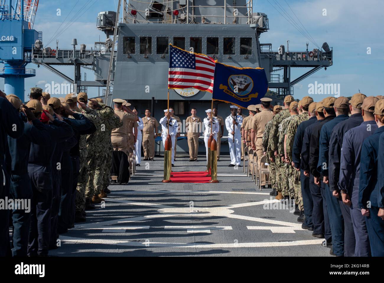 YOKOSUKA, Japan (Oct. 21, 2022) – The U.S. 7th Fleet flagship USS Blue ...