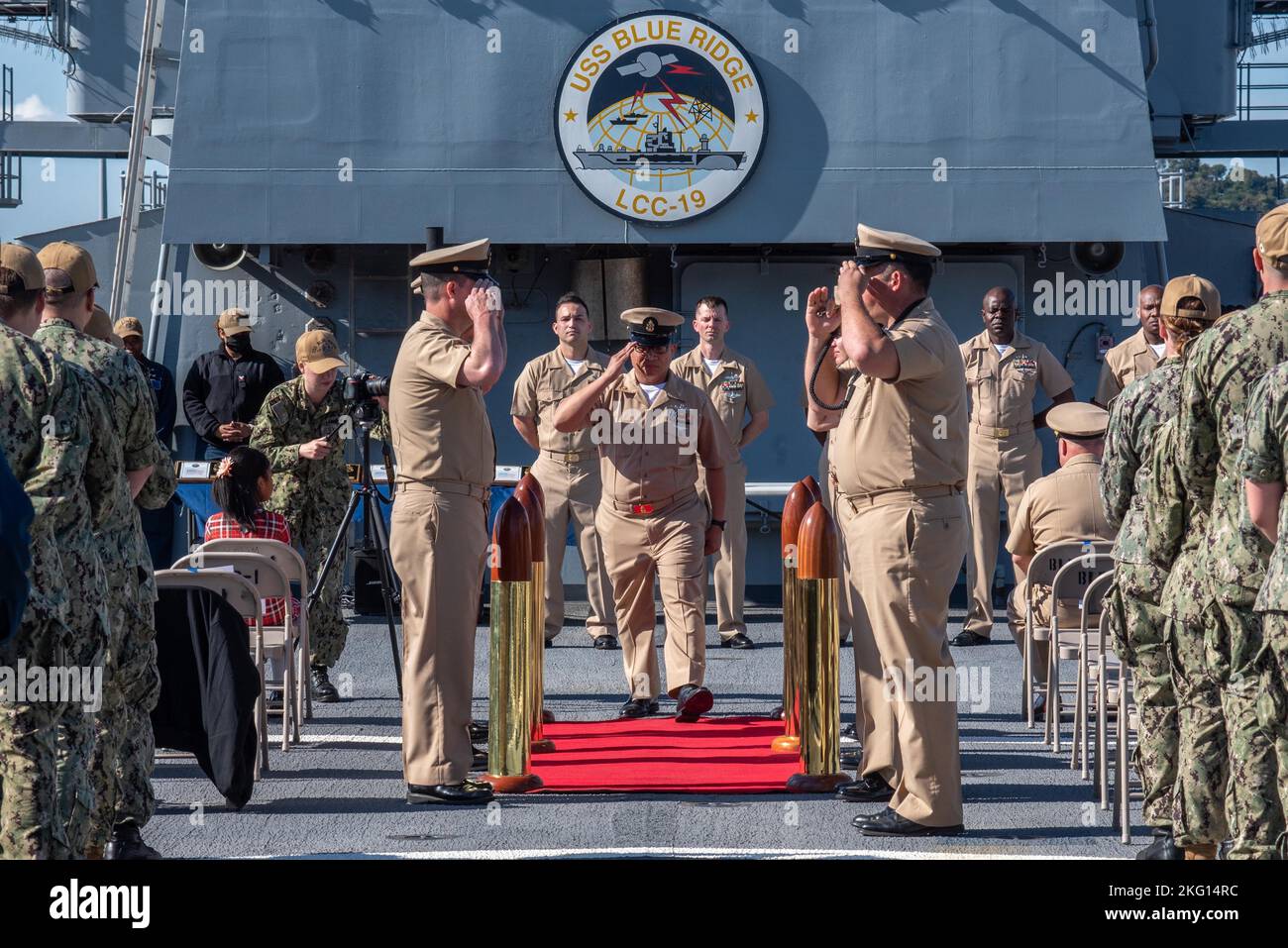 YOKOSUKA, Japan (Oct. 21, 2022) – Chief Logistics Specialist Ramil ...