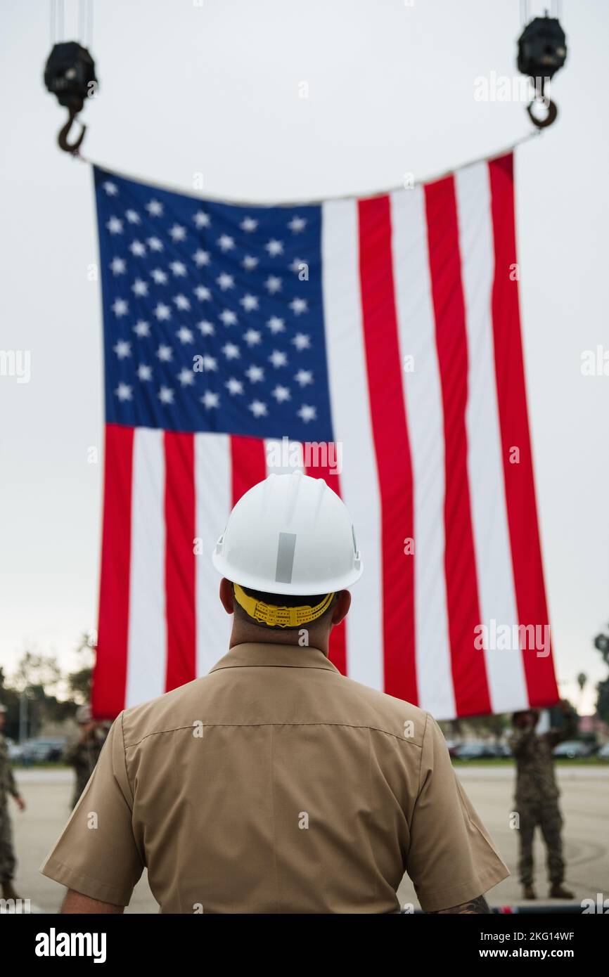221021-N-KD414-0504 PORT HUENEME, Calif. (Oct. 21, 2022) – A Seabee ...