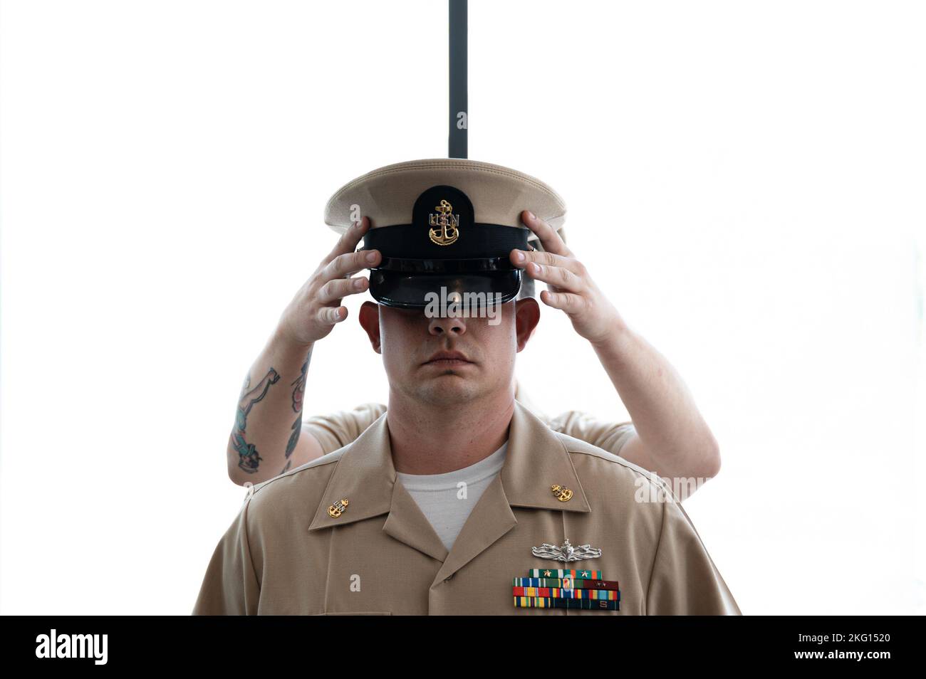 ST. LOUIS (Oct. 21, 2022) Chief Navy Counselor Ian Emannshucart, assigned to Navy Talent ...