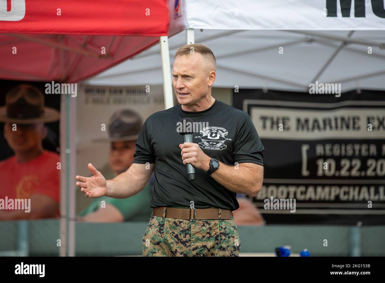 U.S. Marine Corps Brig. Gen. Jason L. Morris, commanding general for ...