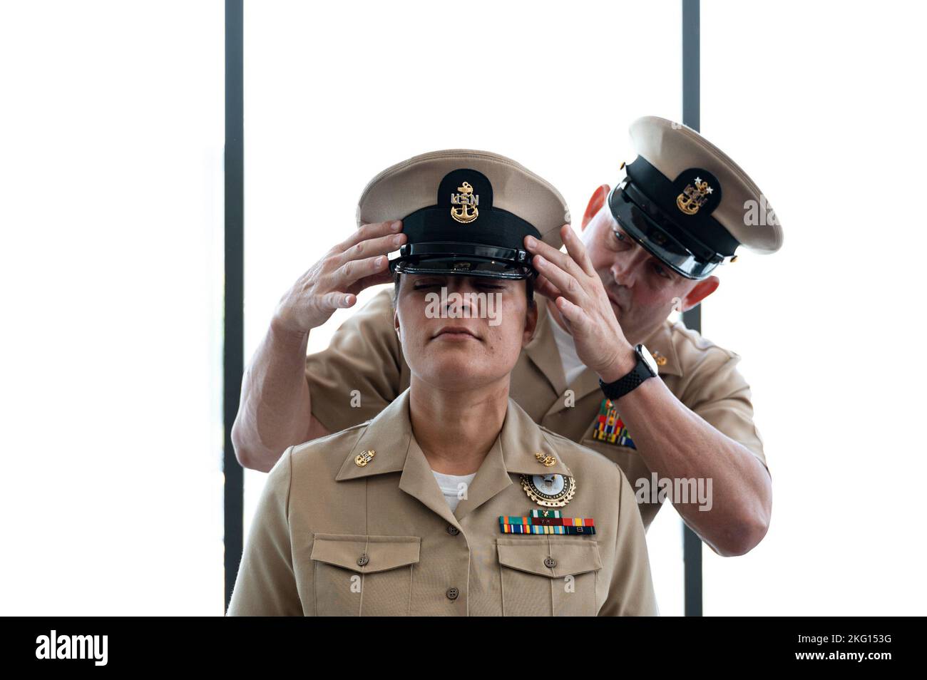 ST. LOUIS (Oct. 21, 2022) Chief Navy Counselor Nicole White, assigned to Navy Talent Acquisition ...