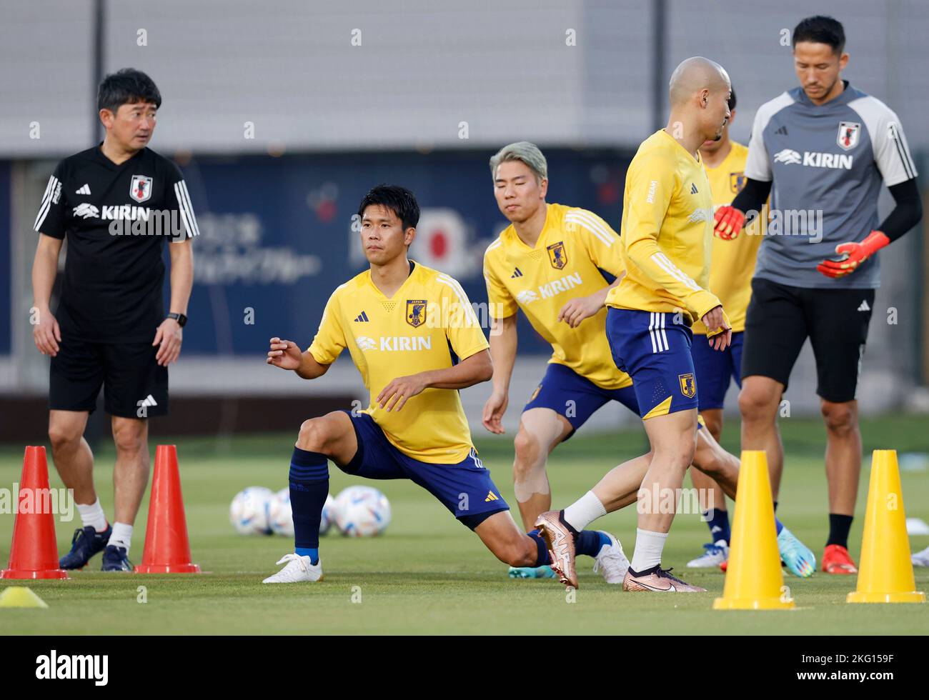 Doha, Qatar. 19th Nov, 2022. Miki Yamane (JPN) Football/Soccer : Japan national team training ...