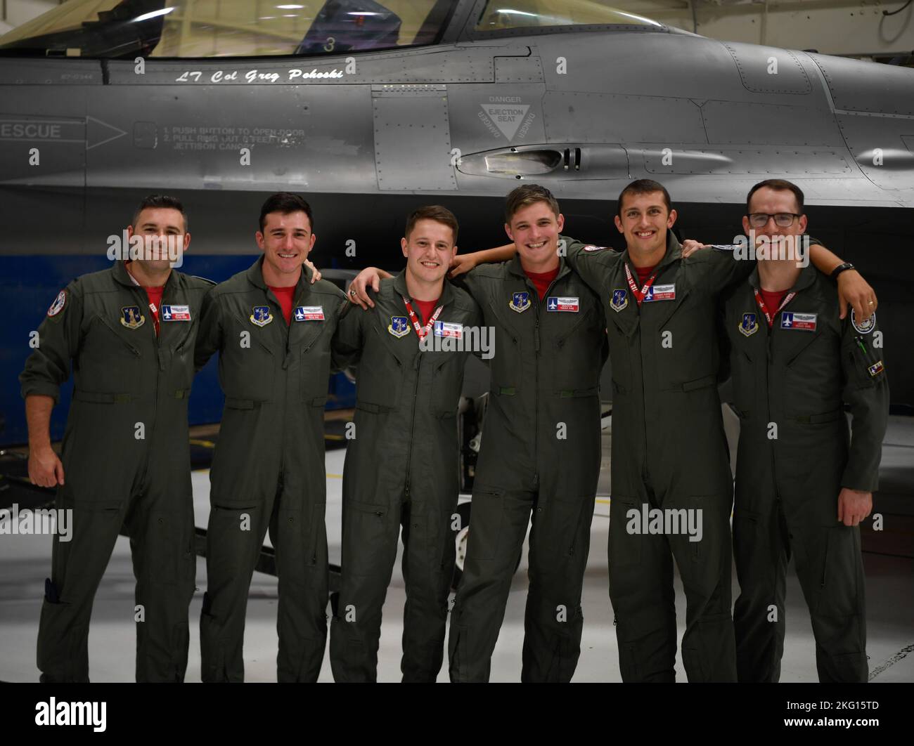 From left, U.S. Air Force 1st Lt. Jacob Hiers, Capt. Nicholas Schultz ...
