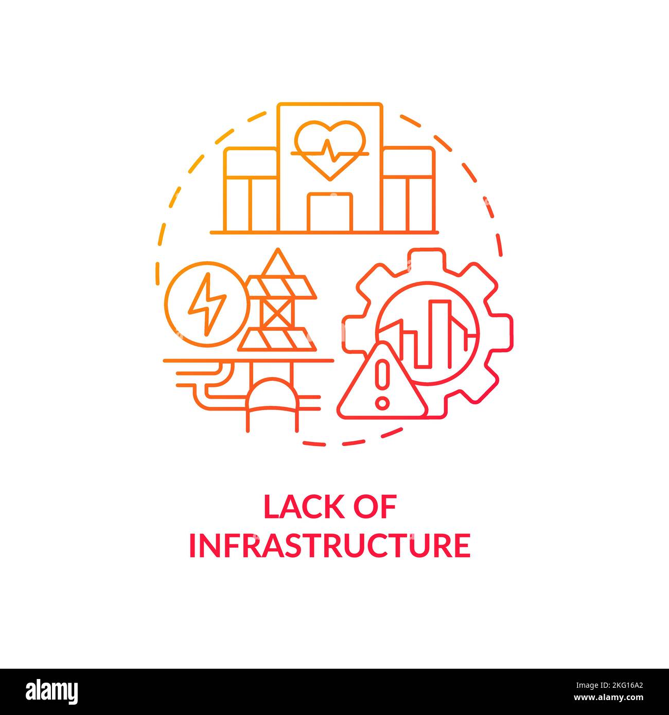 Poor road infrastructure Stock Vector Images - Alamy