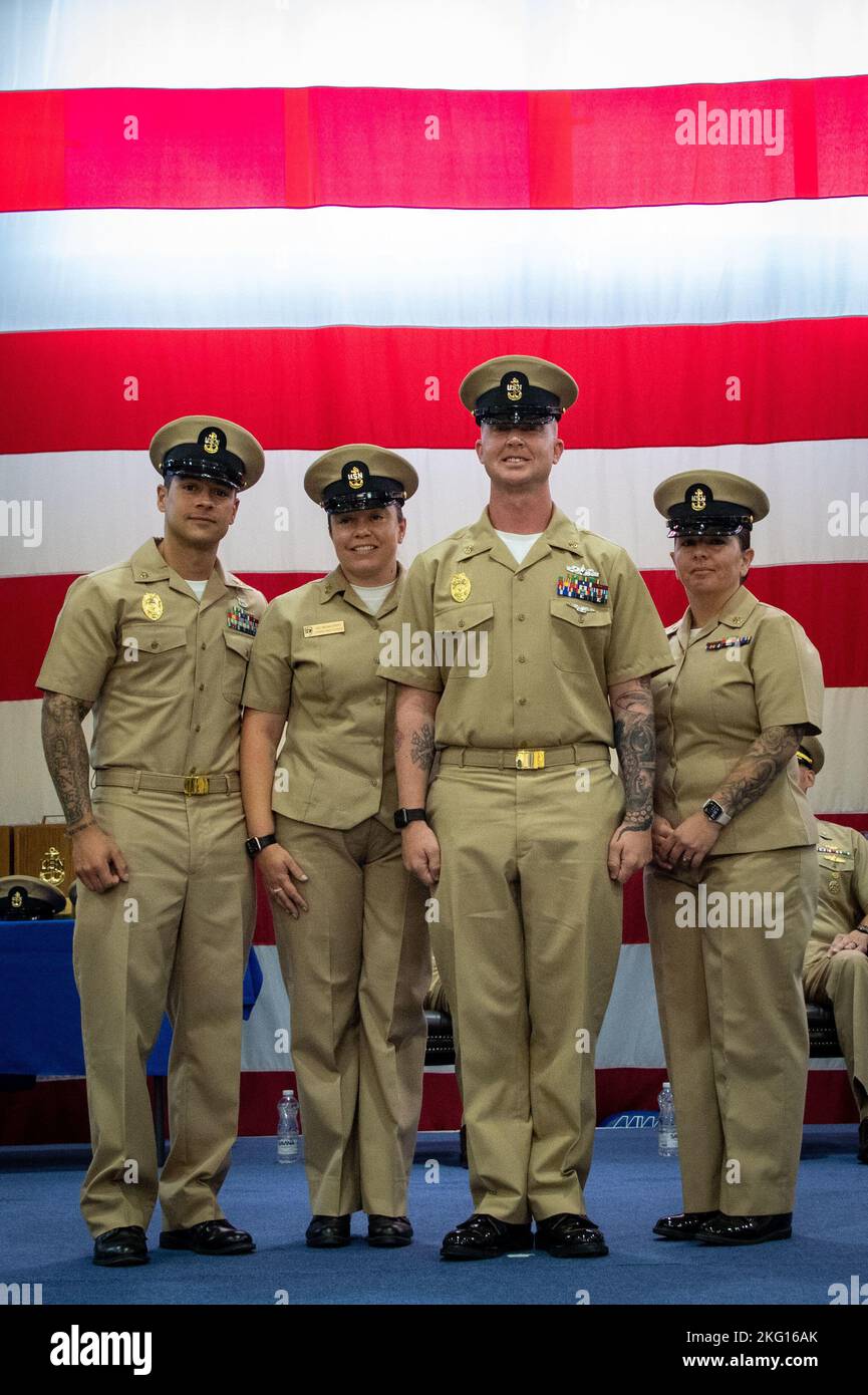 NAVAL SUPPORT ACTIVITY SOUDA BAY, Greece (Oct. 21, 2022) From left to ...