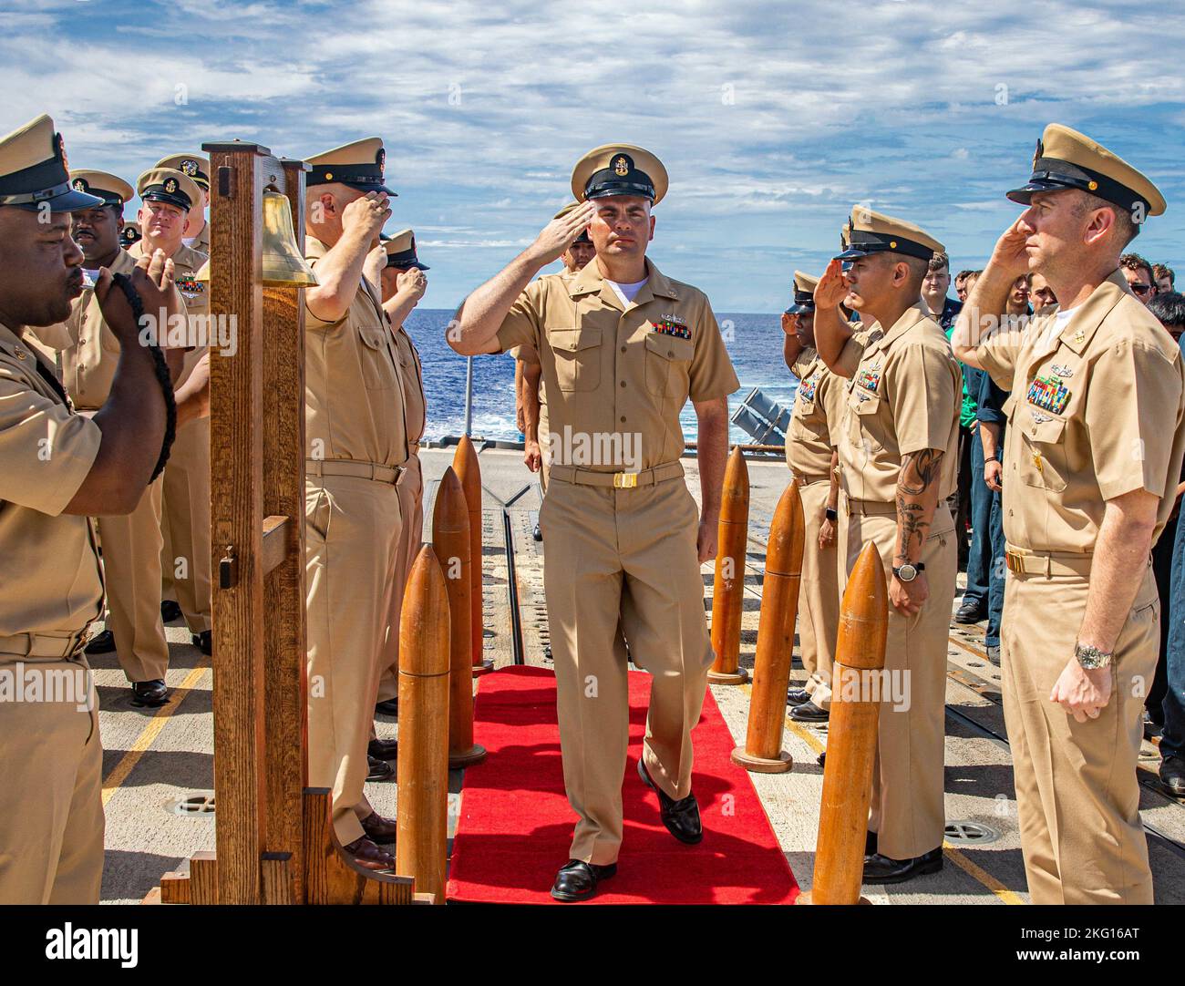 PHILIPPINE SEA (Oct. 21, 2022) Chief Petty Officer David Butler ...