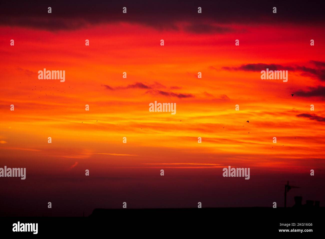Halifax West Yorkshire Uk 21st Nov 2022 Uk Weather Sunrise Over