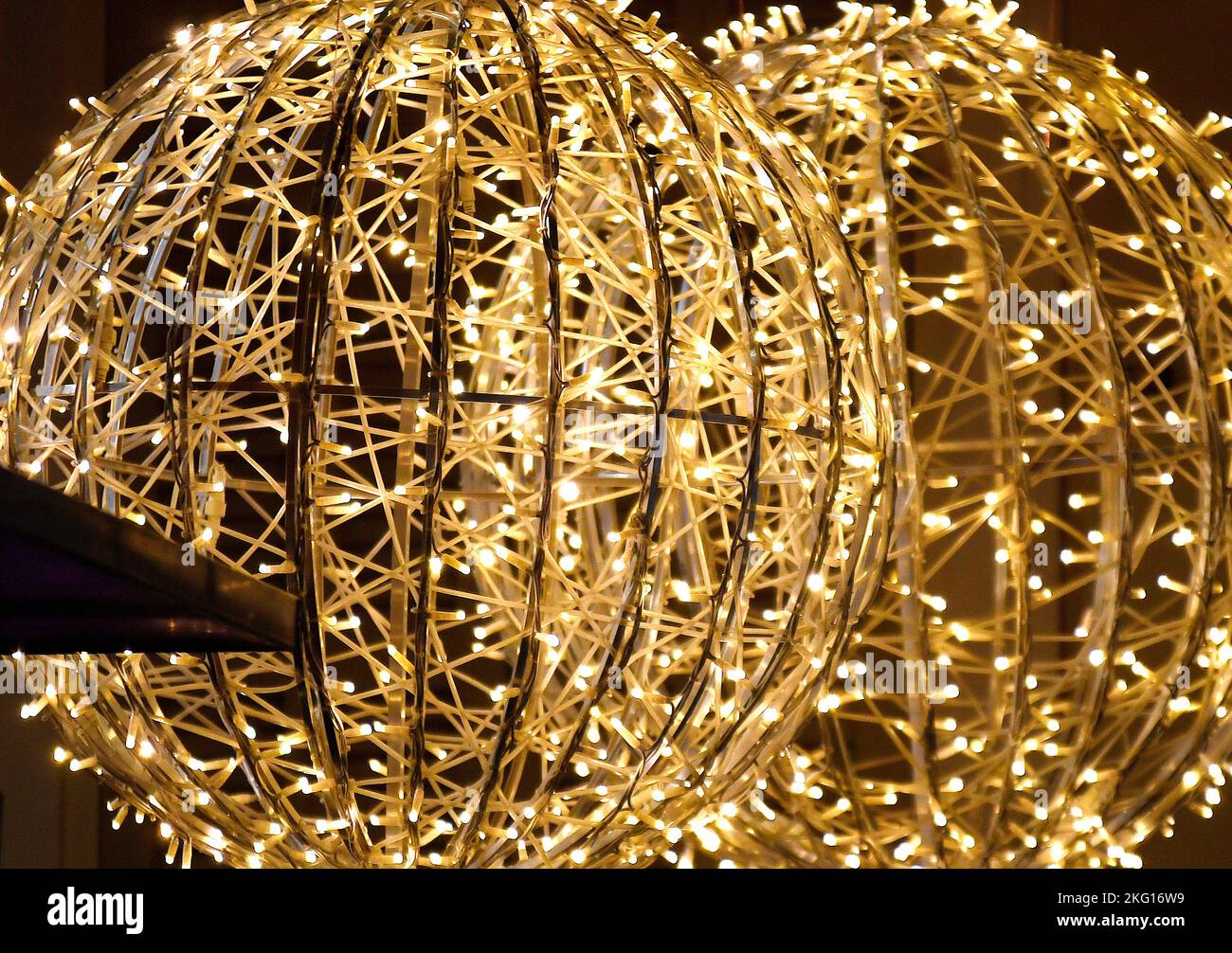 Palma, Mallorca, Spain, 20th November 2022. Christmas illumination at ...