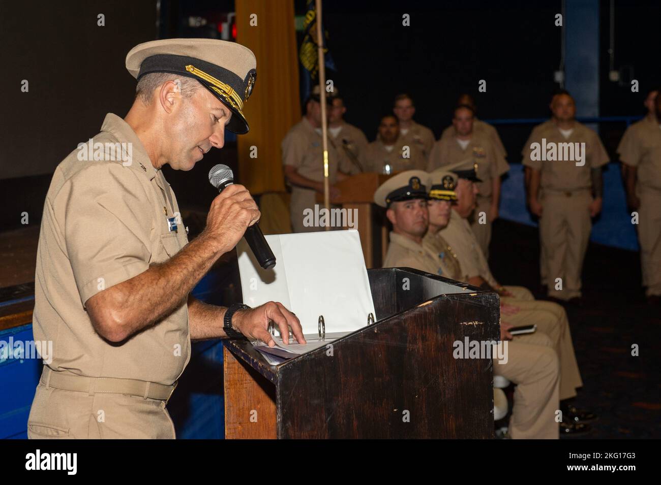 SAN DIEGO (Oct. 21, 2022) Capt. Aaron Taylor, commanding officer of ...