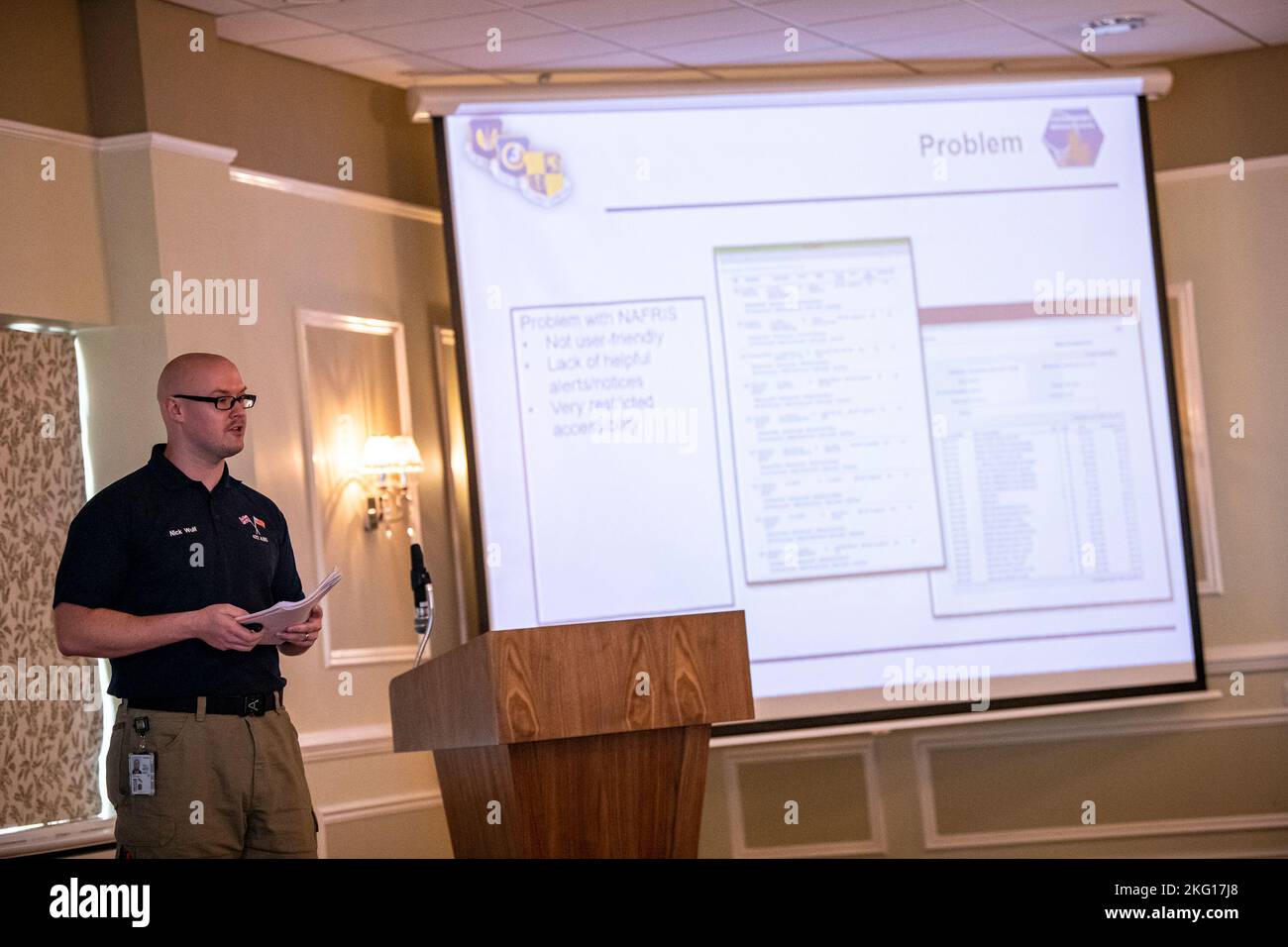 Nicholas Wulf, 422d Air Base Squadron supervisory logistics specialist ...