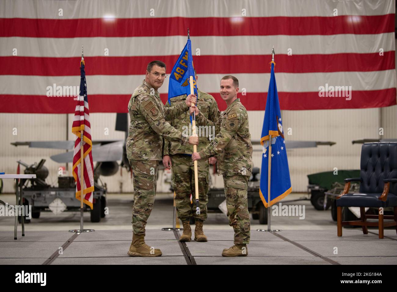U.S. Air Force Col. Joseph Stangl, commander of the 48th Maintenance ...