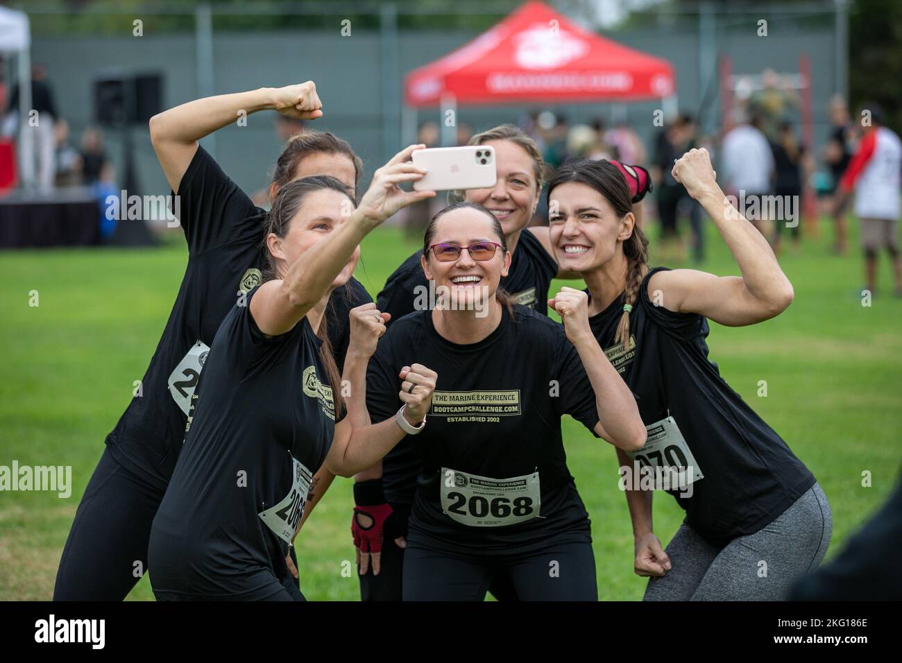 Boot Camp Challenge participants partake in pre-race activities at ...