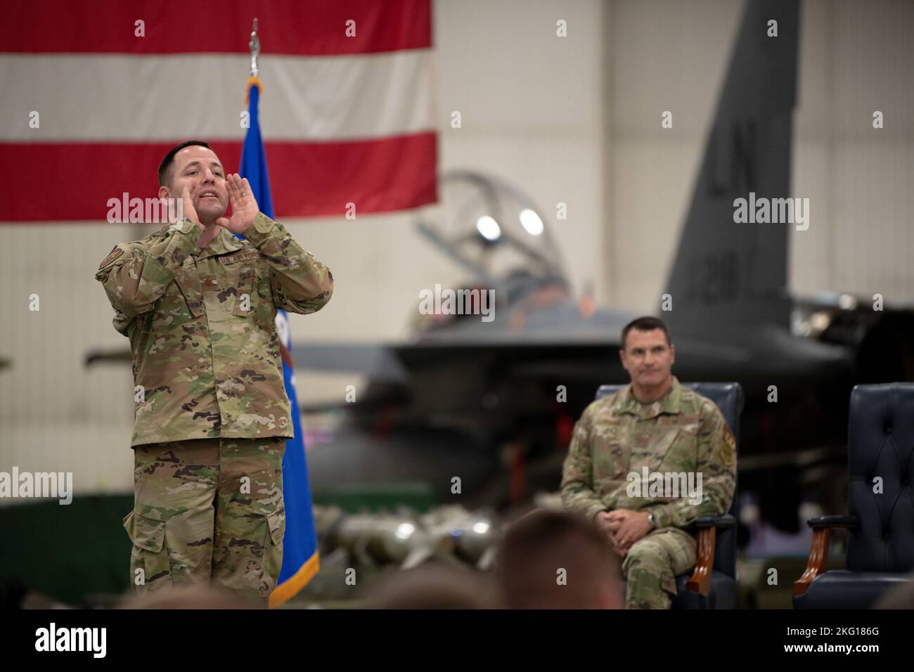 U.S. Air Force Maj. Steve Ortner, commander of the 494th Fighter ...