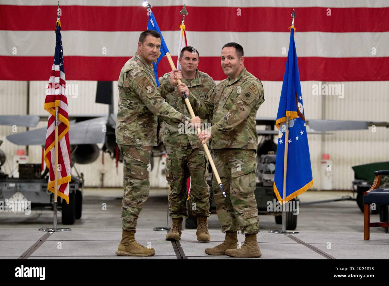 U.S. Air Force Col. Joseph Stangl, commander of the 48th Maintenance ...