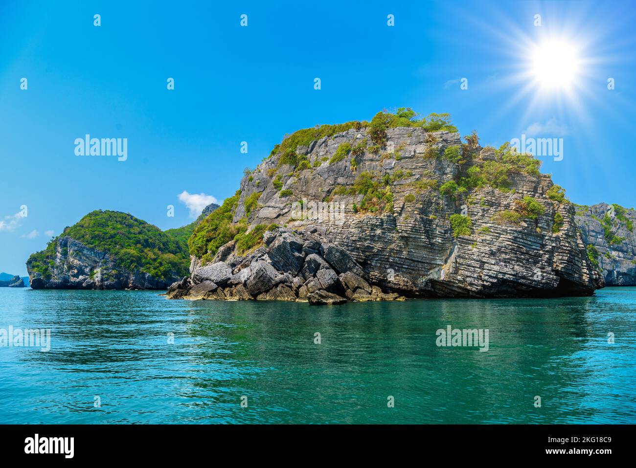 Mu Ko Ang Thong National Park, Gulf of Thailand, Siam, colorful rocky ...