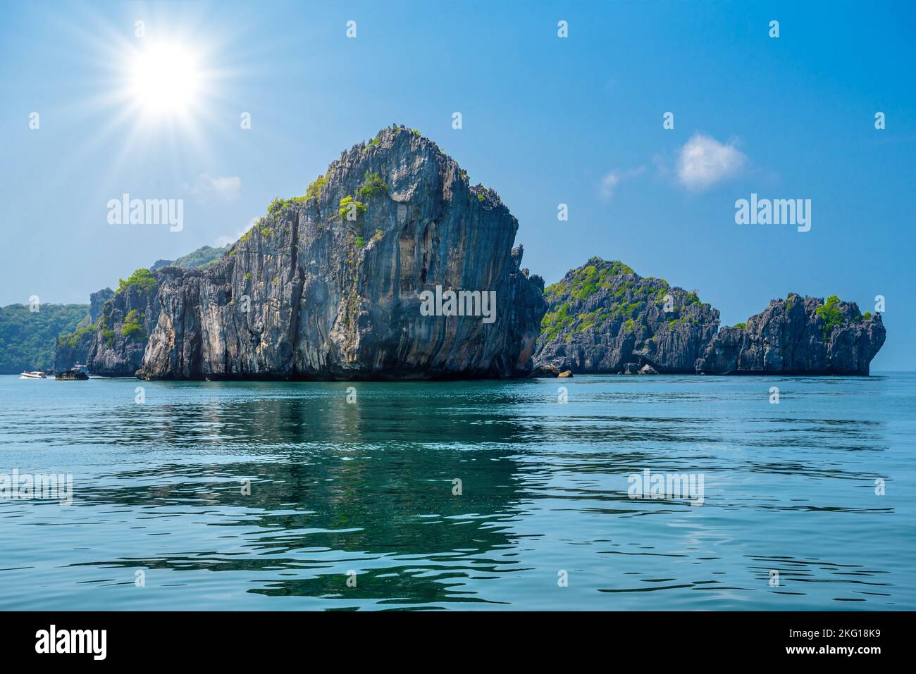 Mu Ko Ang Thong National Park, Gulf of Thailand, Siam, colorful rocky ...