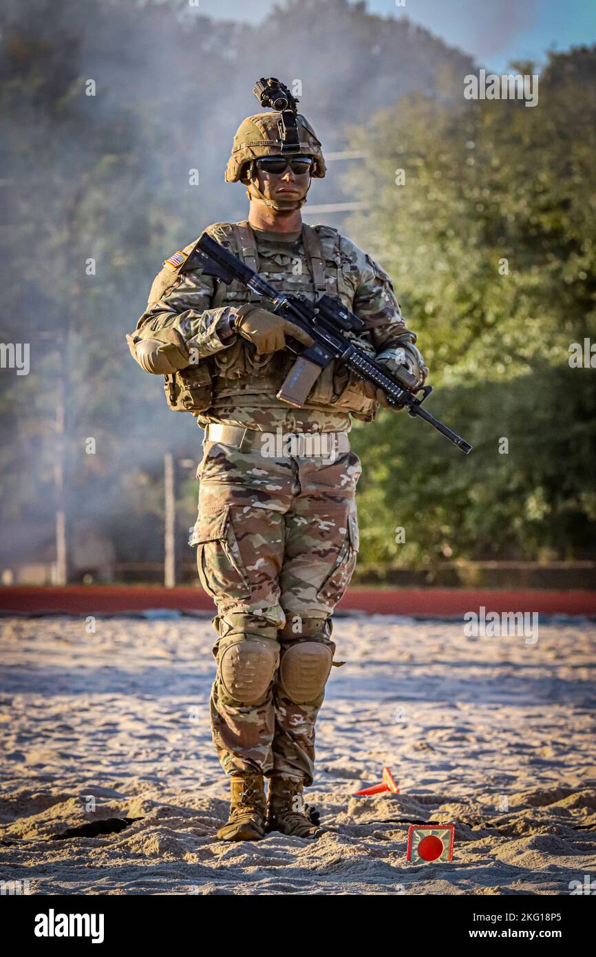 DS Mason from Bravo Company, 2nd Battalion, 58th Infantry Regiment ...