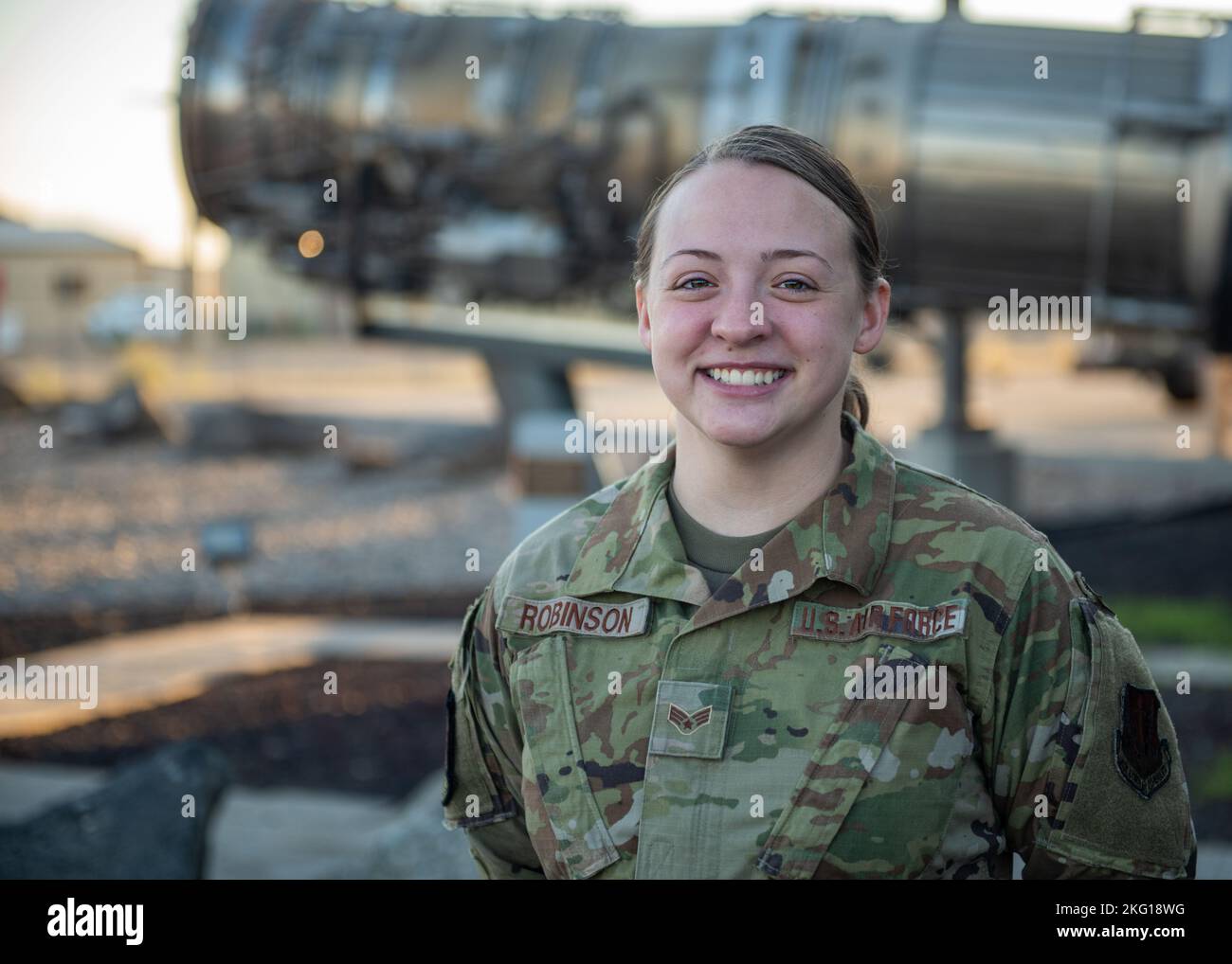 U.S. Air Force Senior Airman Melissa Robinson, 366th Maintenance ...