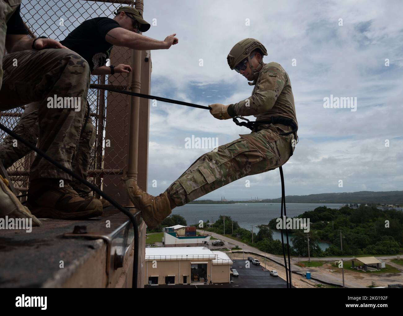 U.S. Air Force Senior Master Sgt. Marcelino Ruiz, 736th Security Forces ...
