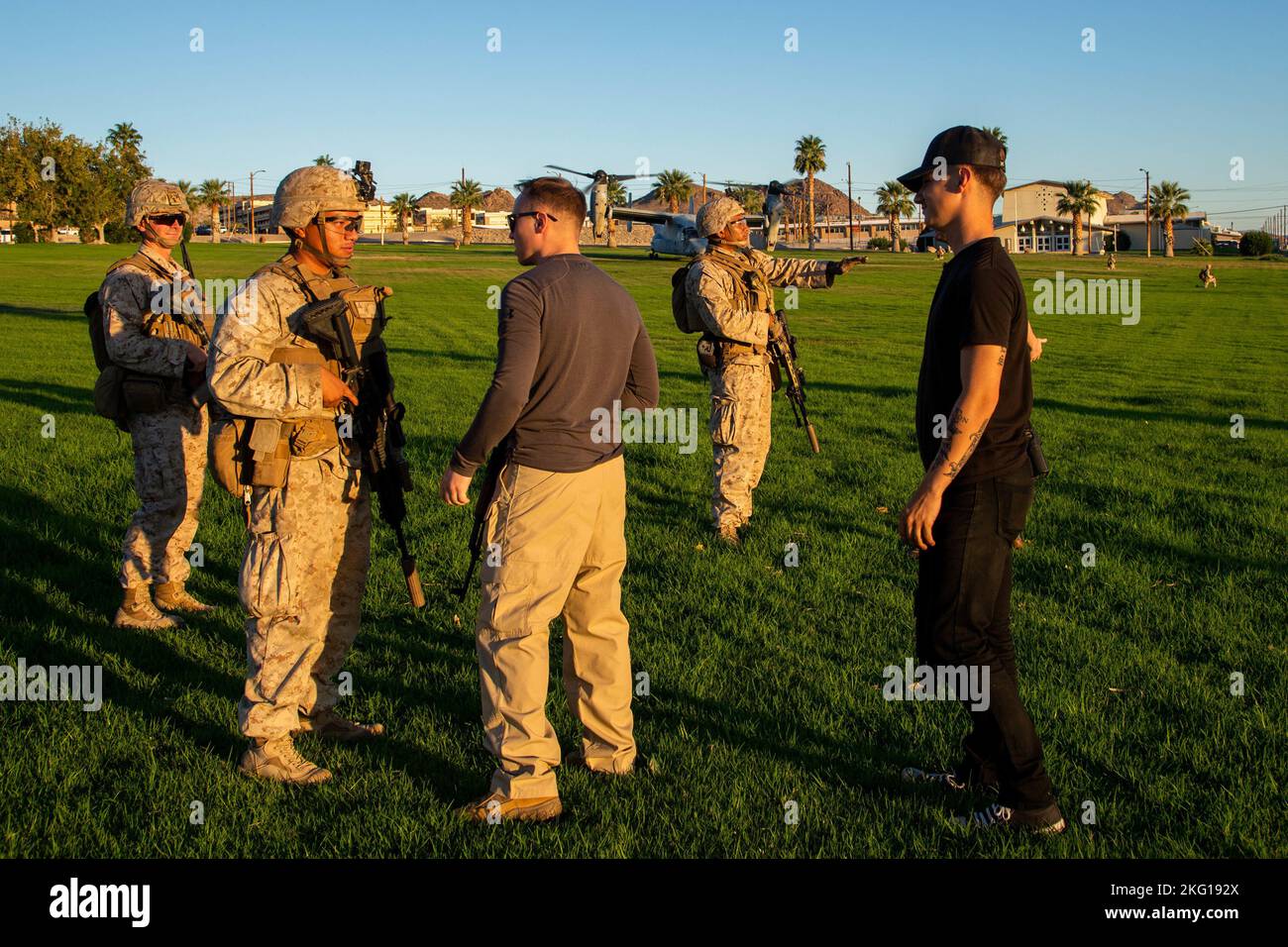 U.S. Marine Corps infantrymen with 2nd Battalion, 7th Marine Regiment ...