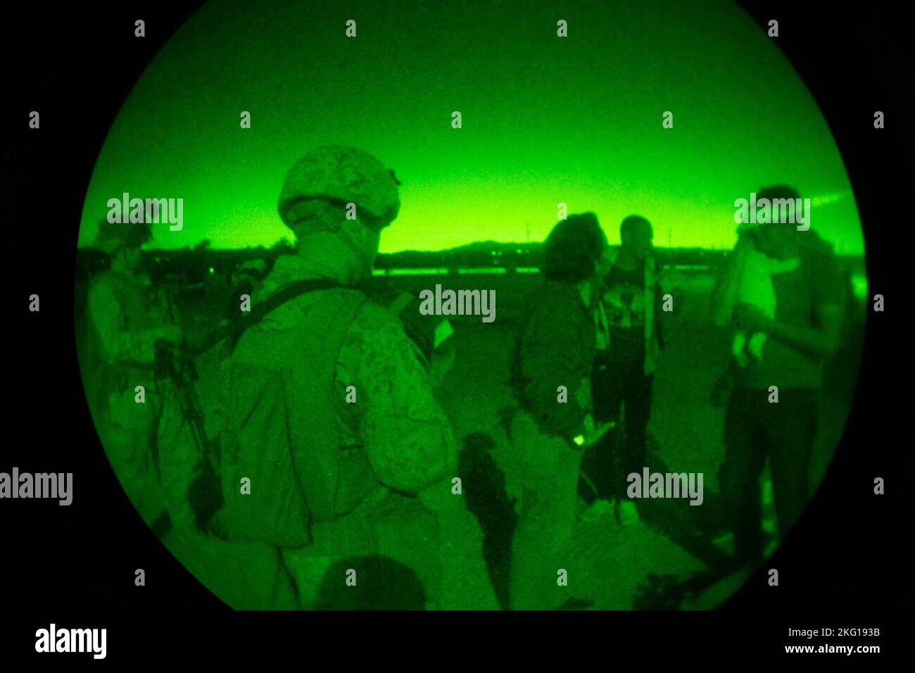 U.S. Marine Corps infantrymen with 2nd Battalion, 7th Marine Regiment ...