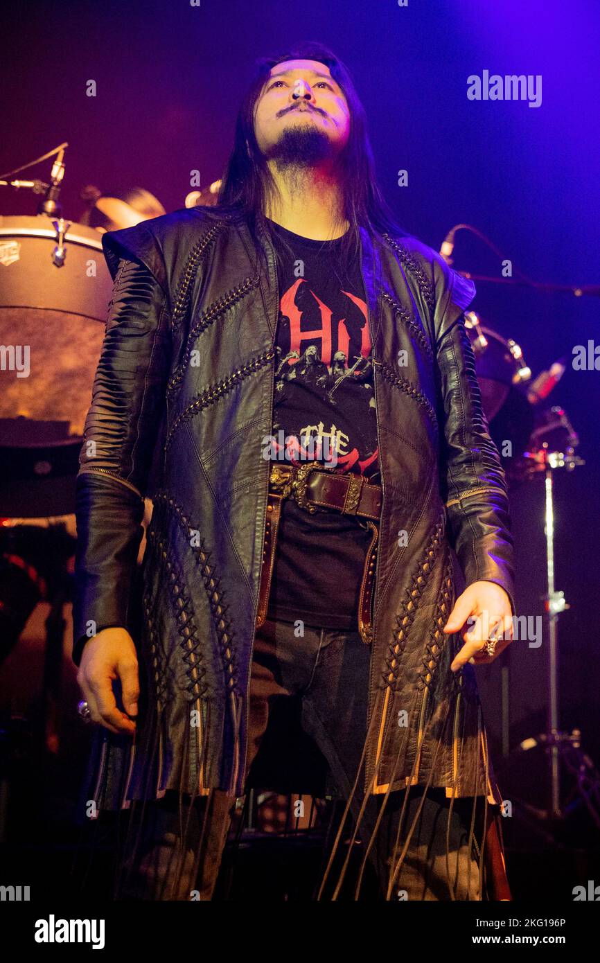 Milan, Italy. 13th Nov, 2022. The Hu live concert at Alcatraz in Milan ...