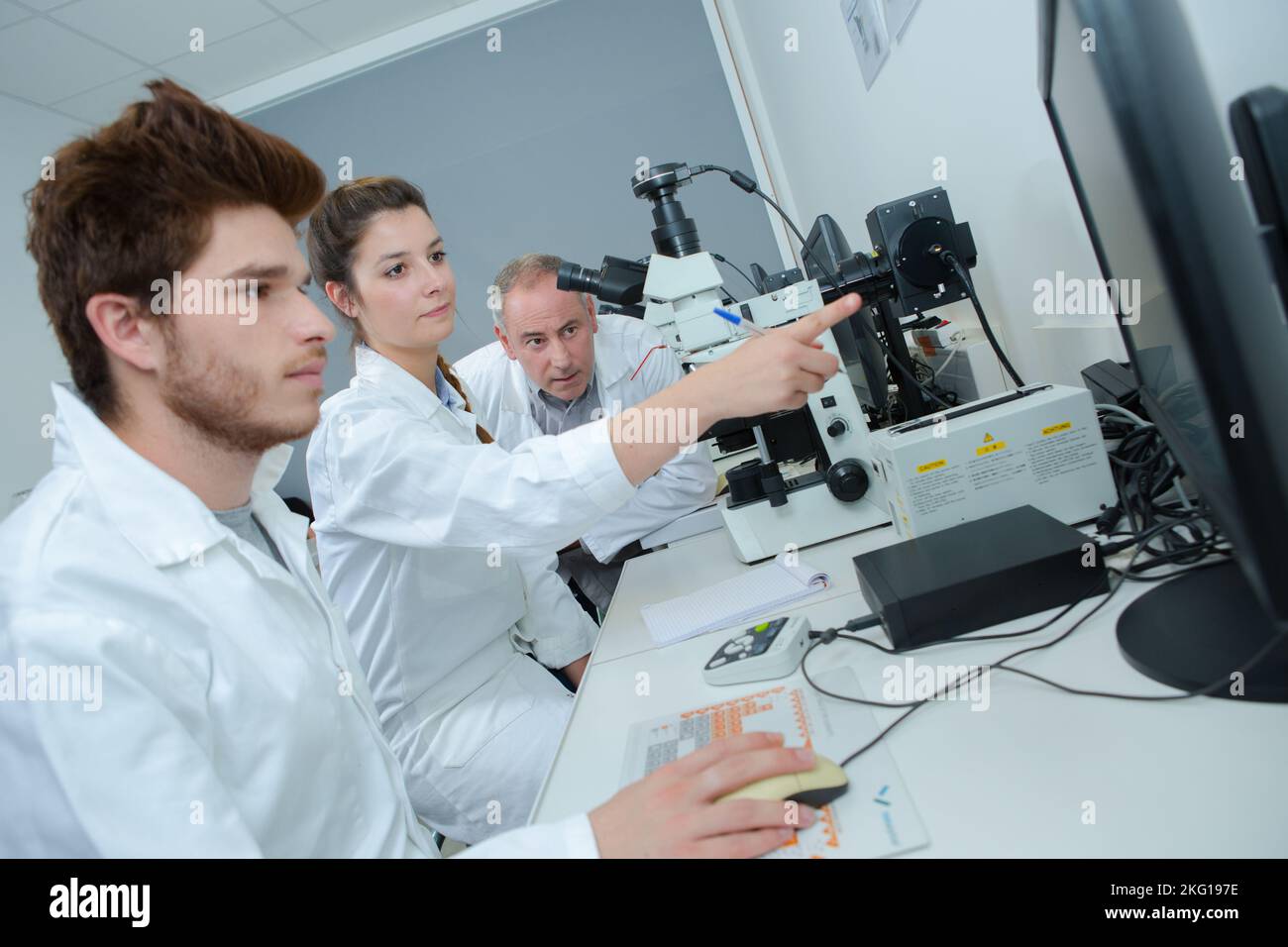 team of young researcher Stock Photo - Alamy